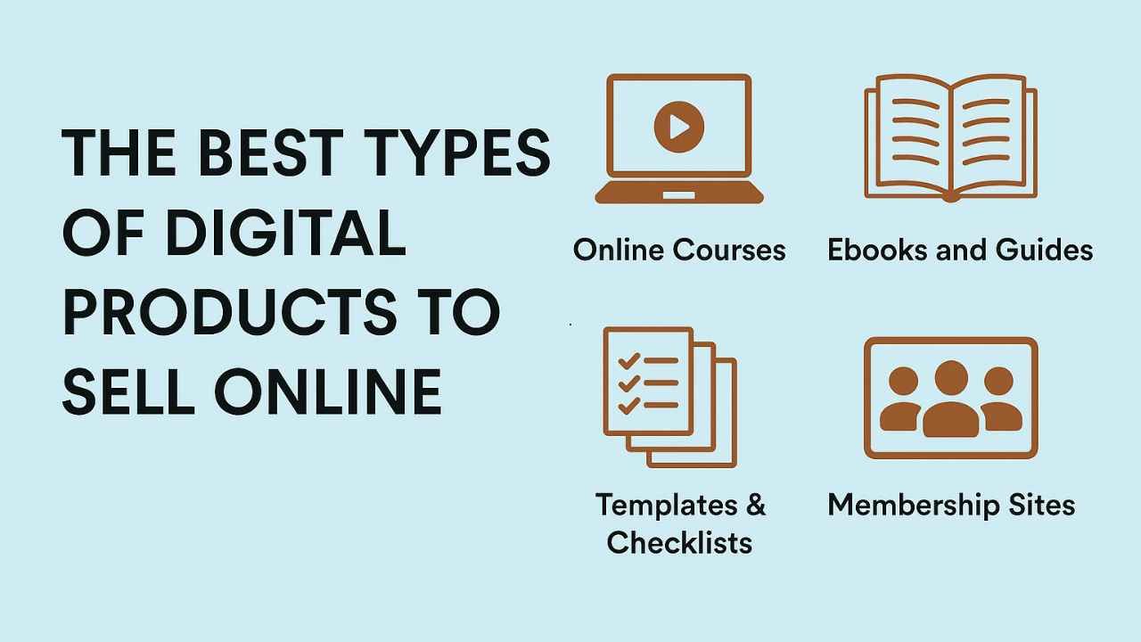 The Best Types of Digital Products to Sell Online